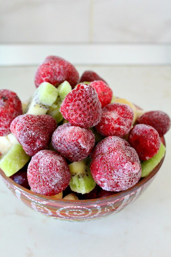 Inghetata Din Fructe Congelate, Fara Lapte Si Oua